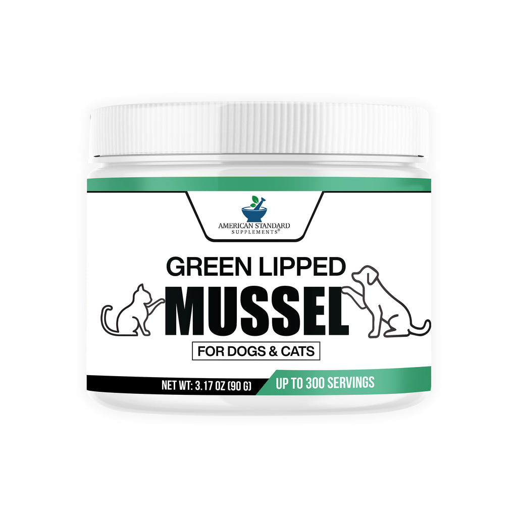 Green Lipped Mussels Powder for Dogs & Cats – American Standard Supplements